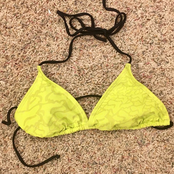 Fox | Swim | Fox Racing Tail Whip Triangle Bikini Top | Poshmark